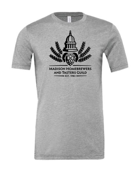 Madison Home Brewers "Cotton/Poly" Blend Athletic Gray T – Razor Sharp ...